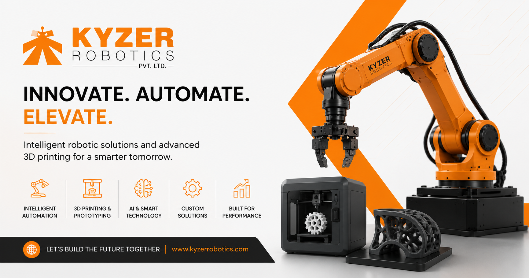Kyzer Robotics — Intelligent Automation, Drones & 3D Printing in Pune